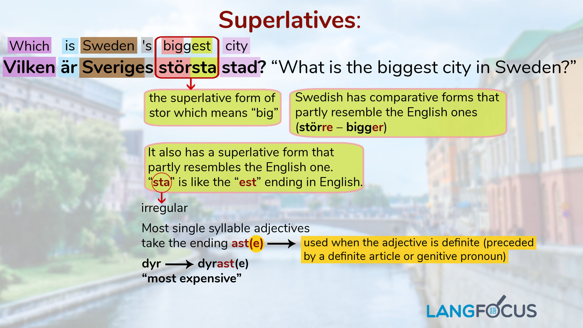The Swedish Language • LangFocus