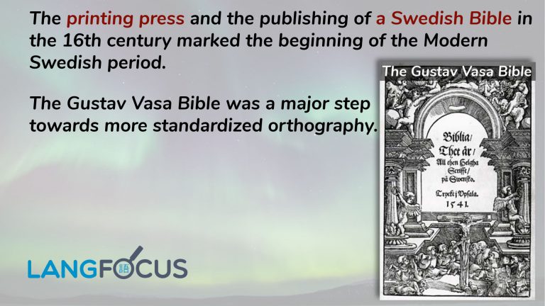 The Swedish Language • LangFocus